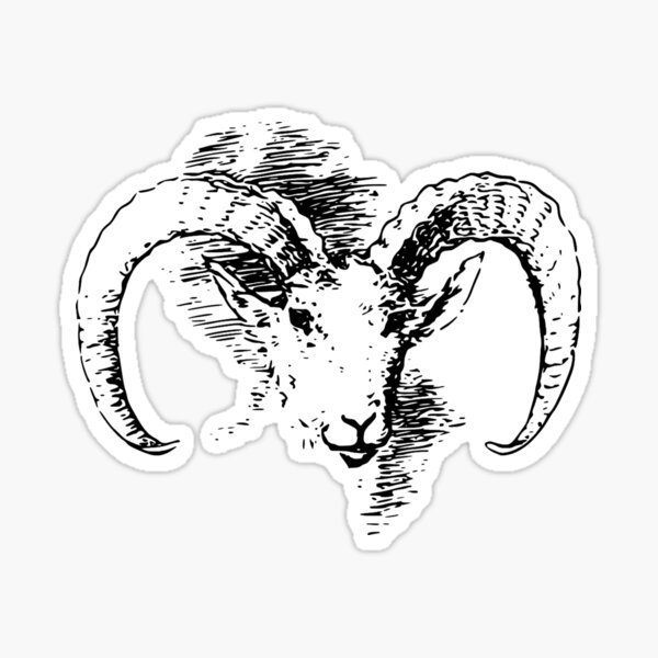 "The GOAT" Sticker for Sale by BOBBING | Redbubble