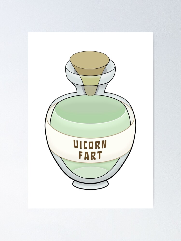 "Luxury Unicorn Fart Potion - Alchemical Items" Poster for Sale by MarinaGorban | Redbubble
