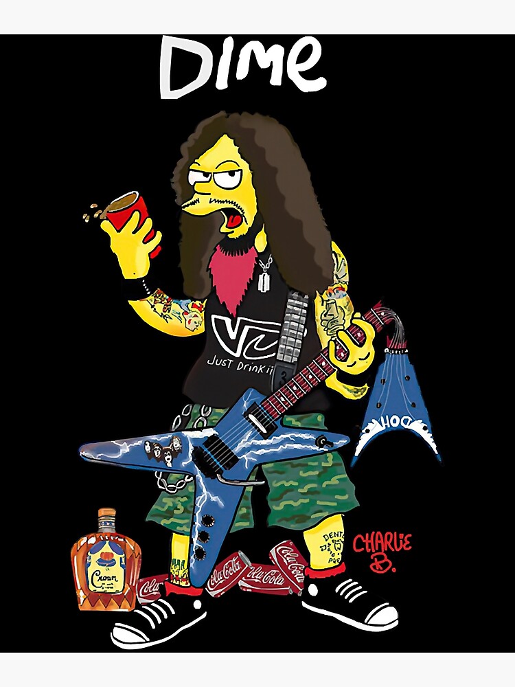 "Dimebag Darrell art " Poster by seymouryjst | Redbubble