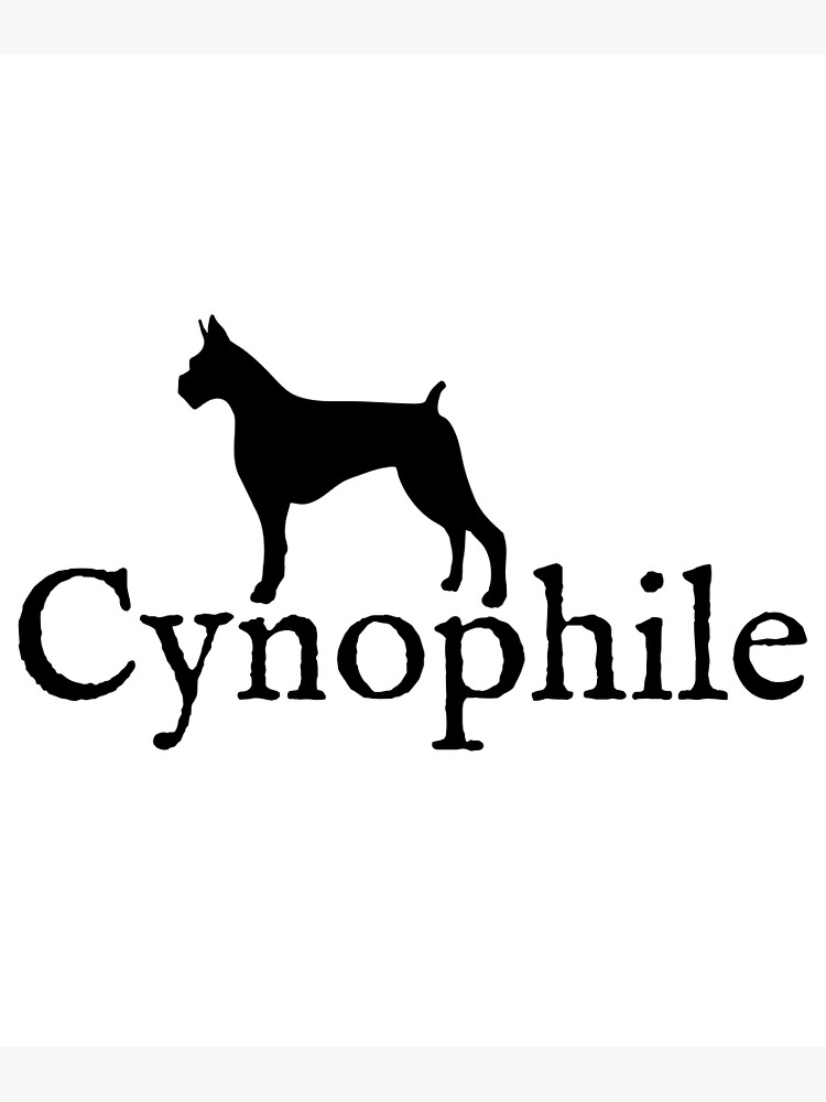 "Dog Lover Cute Dark Academia Title Cynophile" Poster by IceCreamMuseum ...