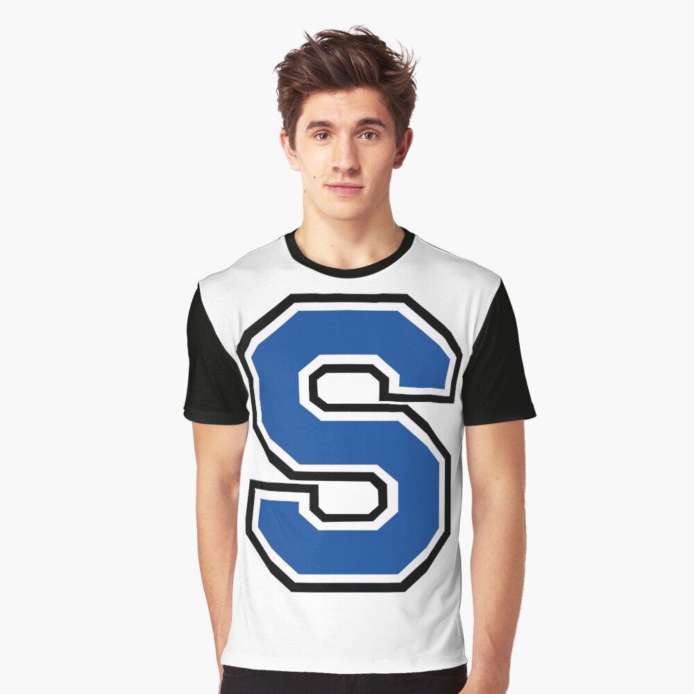 "Blue Block Letter S" Sticker for Sale by AnnabelsBelongs | Redbubble