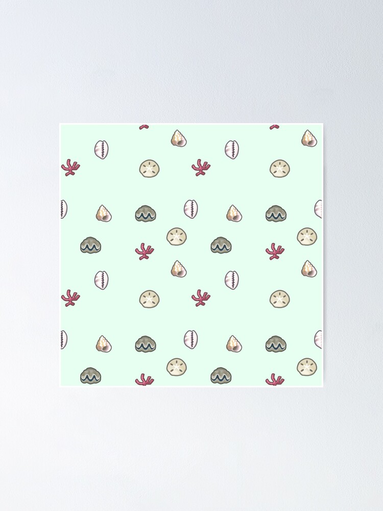 "ACNH Sea Shells and Shell Wreath Pack " Poster by hannahvira | Redbubble
