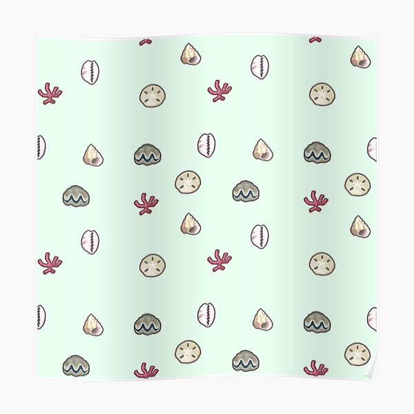 "ACNH Sea Shells and Shell Wreath Pack " Poster by hannahvira | Redbubble