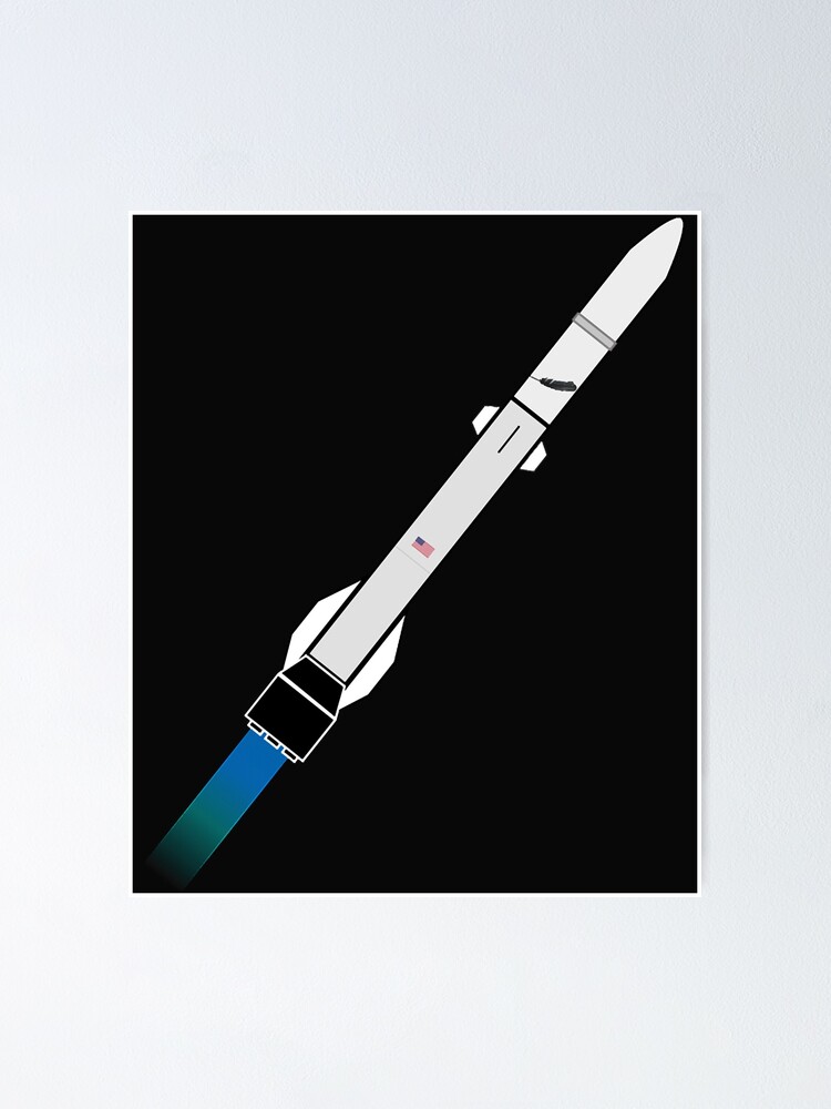 "New Glenn Rocket (Blue Origin)" Poster for Sale by Kellieenny | Redbubble
