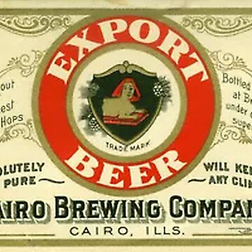 "Export Beer by Cairo Brewing" Cap for Sale by uniquenostalgia | Redbubble
