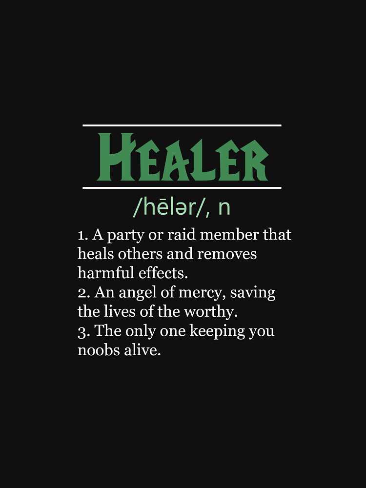 "Definition of Healer" Essential T-Shirt for Sale by PrinceSiksta ...
