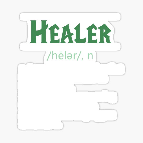 "Definition of Healer" Sticker for Sale by PrinceSiksta | Redbubble