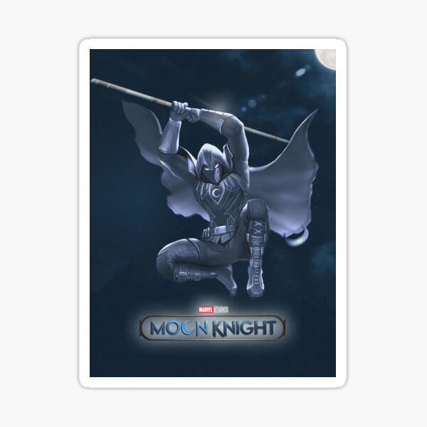 "Moon Knight" Sticker for Sale by Movarel | Redbubble