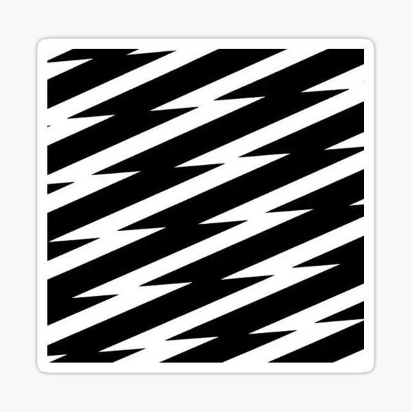 "zig-zag" Sticker by reiscope | Redbubble