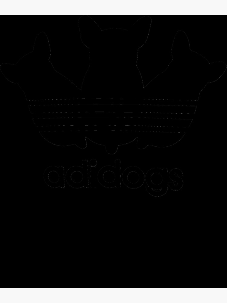 "Adidogs Logo Essential T-Shirt.png" Poster by Heatheole | Redbubble