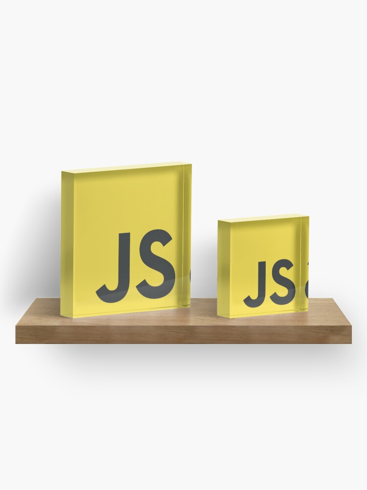"javascript js programming language logo" Acrylic Block for Sale by ...