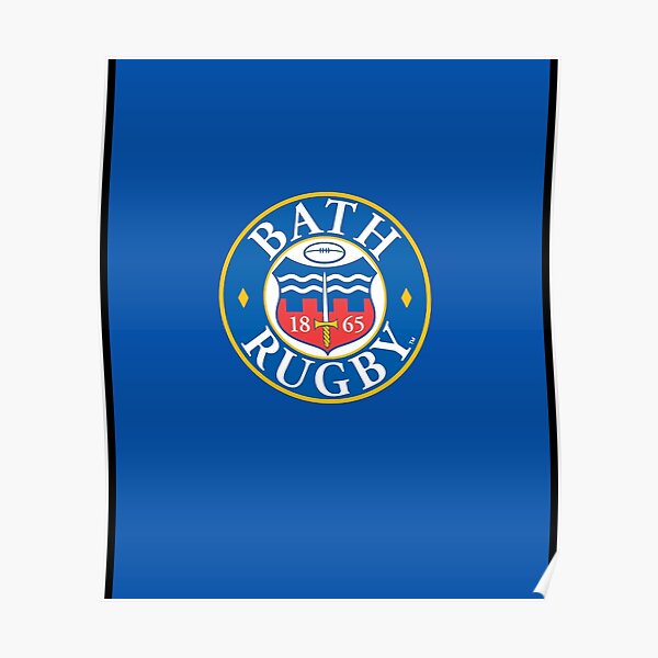 "Bath Rugby Graphic T-Shirt.png" Poster for Sale by JuliaBrewer | Redbubble