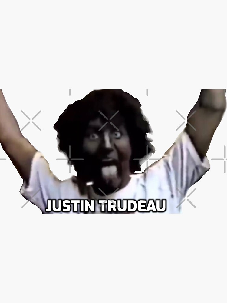 "Justin Trudeau Selfie Sticker" Sticker for Sale by MrJimmyPenguin ...