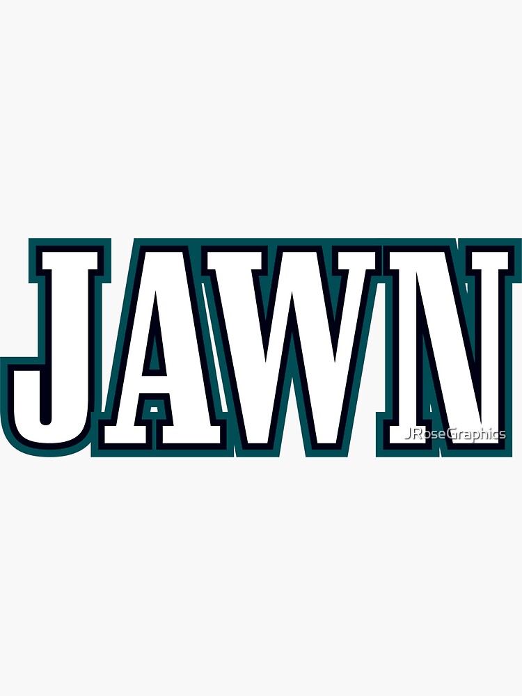 "Jawn Philadelphia Football Sports Philly" Sticker for Sale by ...