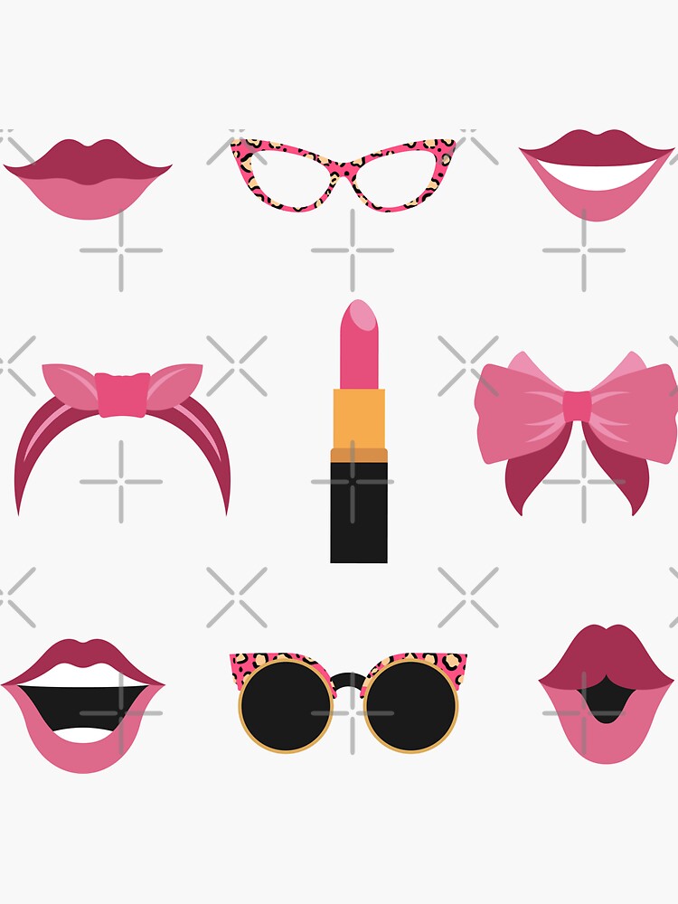 "Girly Girly Sticker Pack" Sticker for Sale by SidhuKeet1 | Redbubble