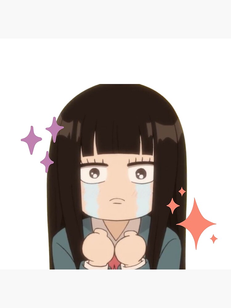 "Kuronuma Sawako moved to tears | ganbatte! | Kimi ni todoke" Poster ...