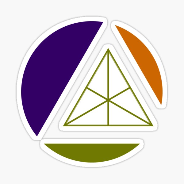 "tertiary colors" Sticker for Sale by somatosis | Redbubble