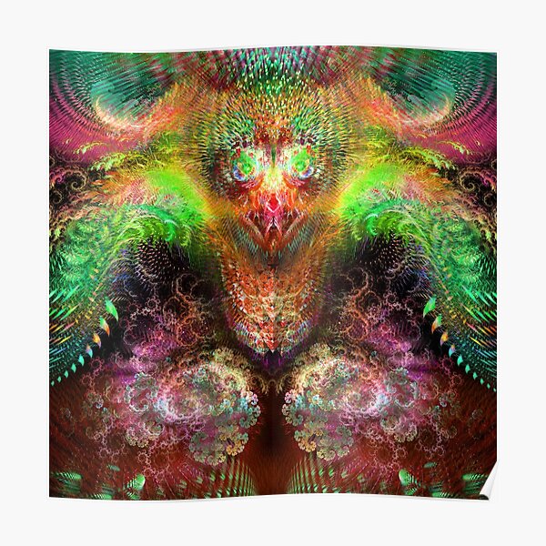 "Mathra Psychedelic" Poster by DragonsLunch | Redbubble