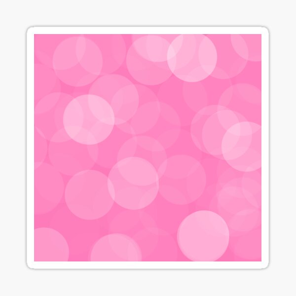 "Pink Bubble" Sticker by SharniArt | Redbubble