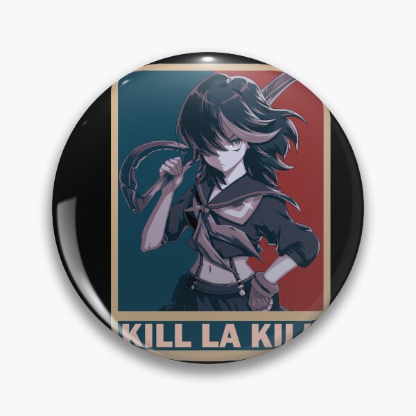 "Ryuko Matoi Kill la Kill Kiru Ra Kiru Vintage Vector Anime Design" Pin ...