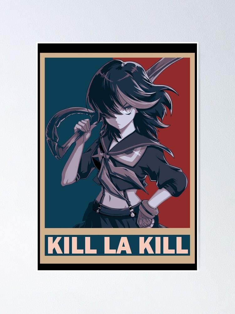 "Ryuko Matoi Kill la Kill Kiru Ra Kiru Vintage Vector Anime Design ...