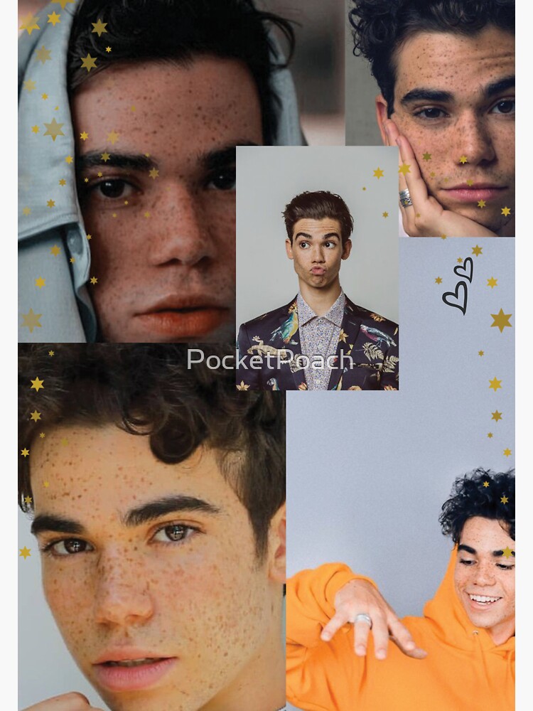 "Cameron Boyce Collage poster " Sticker by PocketPoach | Redbubble