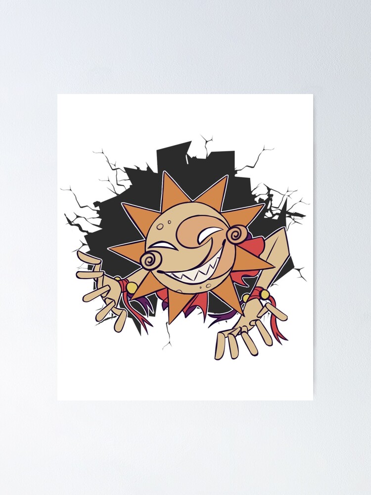 "Fnaf Security Breach Sun Fnaf Sun " Poster for Sale by AirbrushUSAs ...