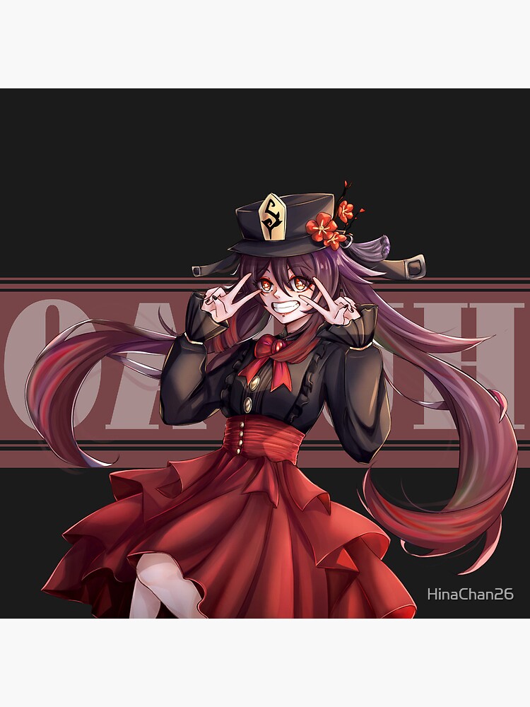 "HuTao modern Genshin Impact " Art Print for Sale by HinaChan26 | Redbubble