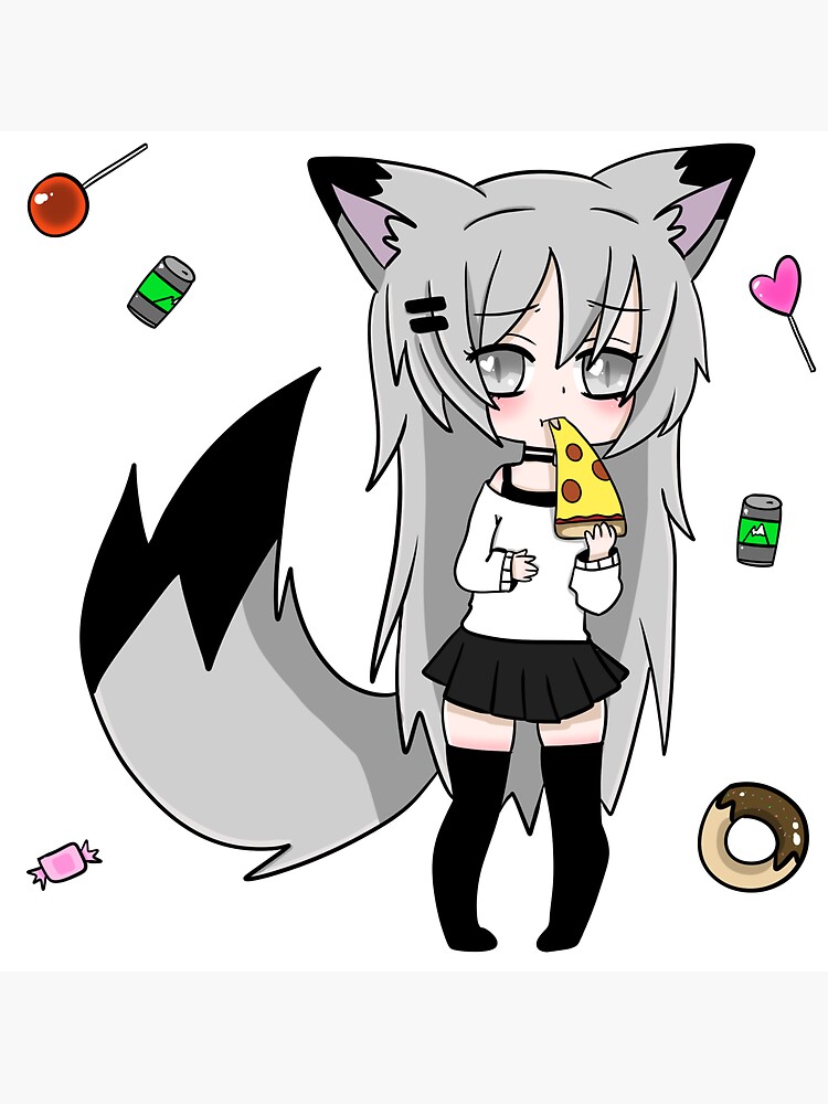 Mushki Pizza Sticker For Sale By Monstermonchi Redbubble