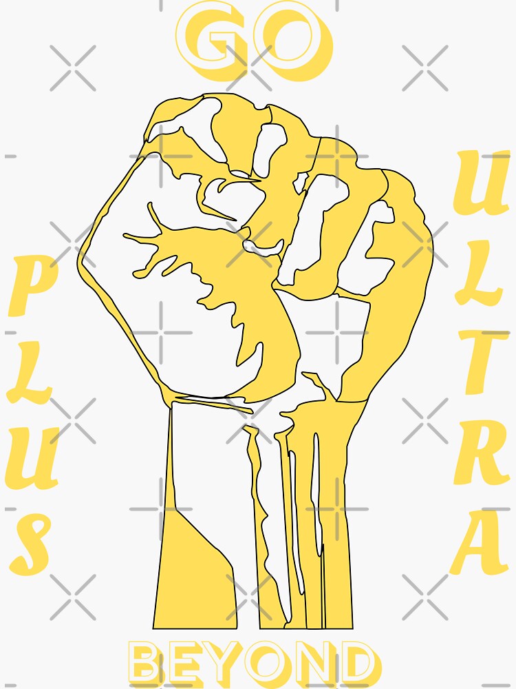 "Go Beyond Plus Ultra!!!" Sticker by Koety777 | Redbubble