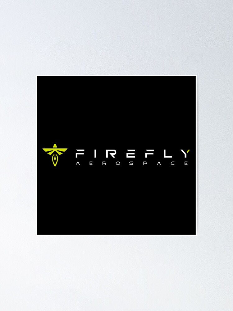 "Firefly Aerospace logo" Poster for Sale by trendistudio | Redbubble