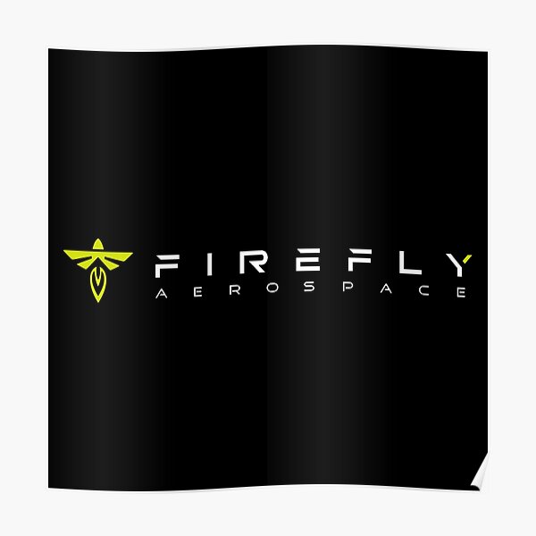 "Firefly Aerospace logo" Poster for Sale by trendistudio | Redbubble