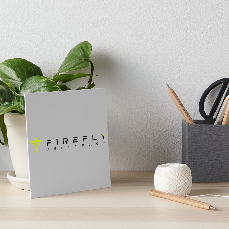 "Firefly Aerospace logo" Art Board Print by trendistudio | Redbubble