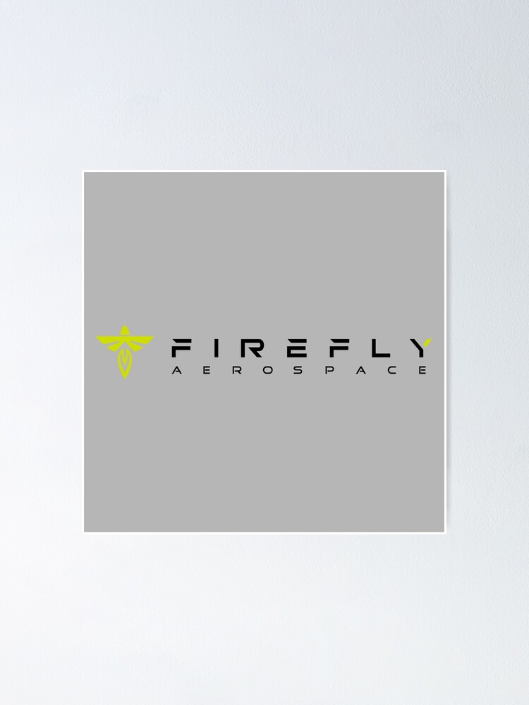 "Firefly Aerospace logo" Poster for Sale by trendistudio | Redbubble