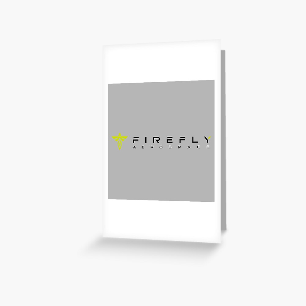 "Firefly Aerospace logo" Greeting Card for Sale by trendistudio | Redbubble