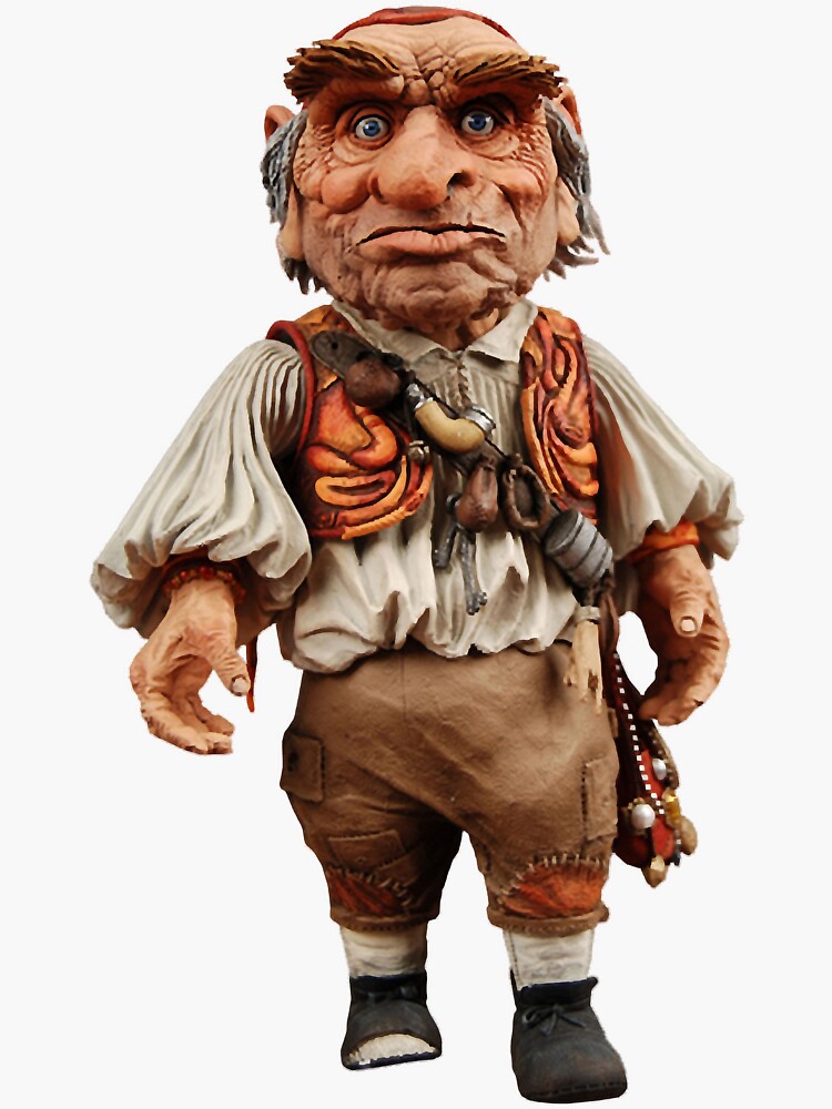 "Hoggle Labyrinth Classic " Sticker for Sale by sandreagerda | Redbubble