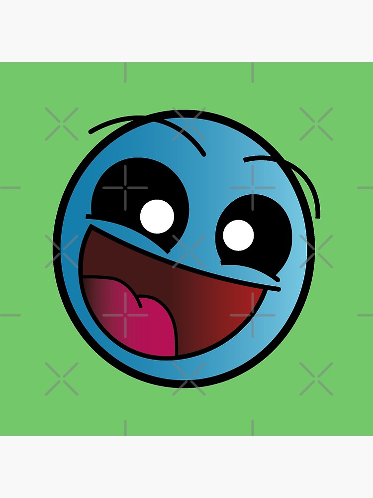 "geometry dash Difficulty Easy face Level " Poster for Sale by lukyme ...