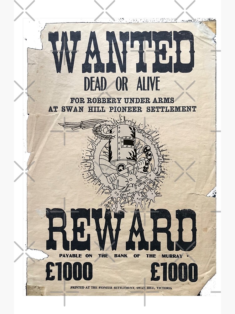 " ned Kelly poster" Art Print for Sale by Englefield | Redbubble