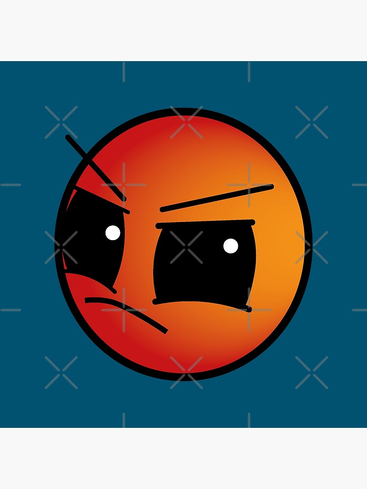 "geometry dash Difficulty Harder face Level" Poster by lukyme | Redbubble