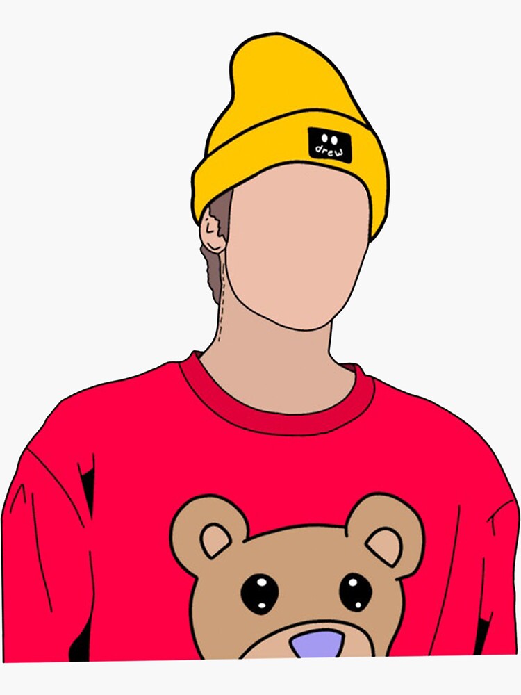 "Justin Teddy Bear" Sticker for Sale by TseUSArt | Redbubble