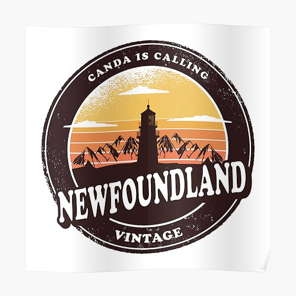 "Newfoundland lighthouse design" Poster for Sale by Rocky2018 | Redbubble
