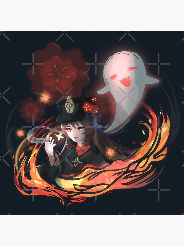 "Hu Tao and Boo Tao" Sticker for Sale by trizelli | Redbubble