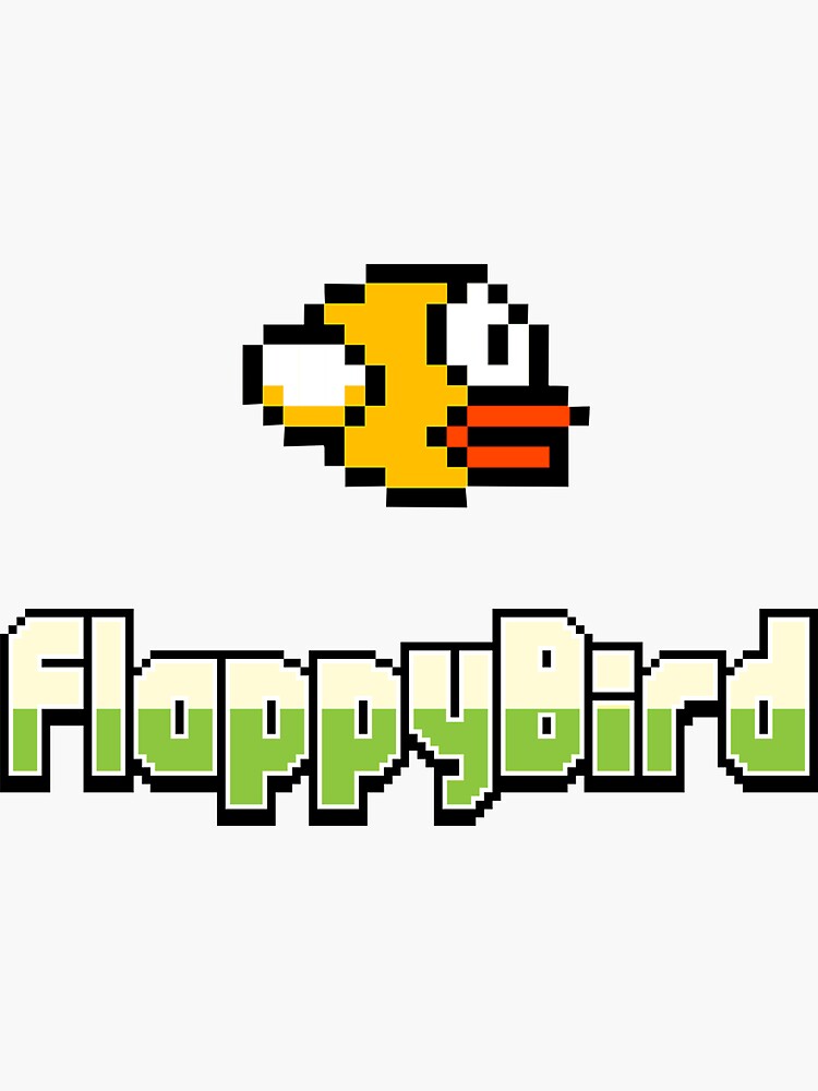 "flappy bird" Sticker for Sale by EF72 | Redbubble