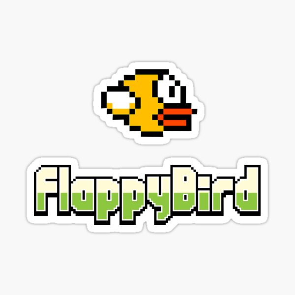 "flappy bird" Sticker for Sale by EF72 | Redbubble