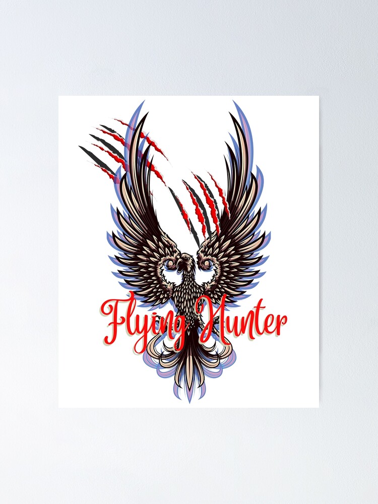 "Flying Hunter" Poster for Sale by Anildesign77 | Redbubble