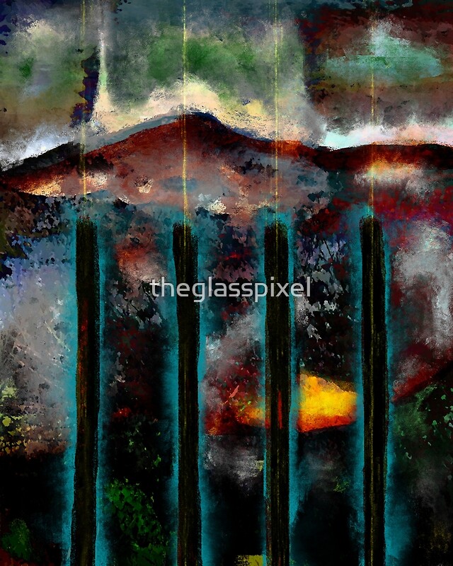 "Abstract #64 - The Vulcano #2" by theglasspixel | Redbubble
