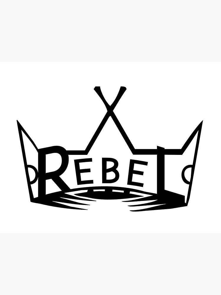"Rebel Head Crown Logo BLACK" Poster for Sale by CinemaReagle | Redbubble