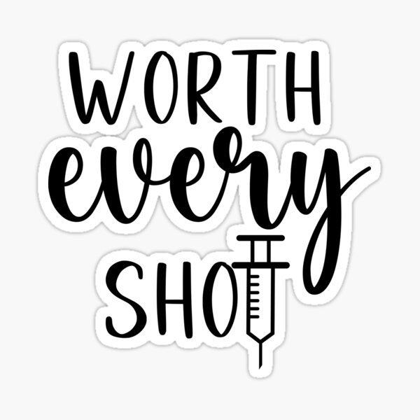 "Worth Every Shot, IVF Pregnancy/ baby Announcement" Sticker for Sale ...