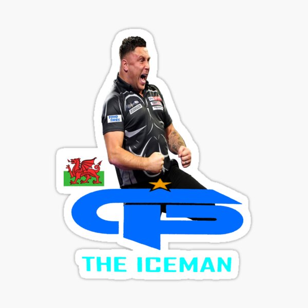 "Gerwyn Price The Iceman" Sticker for Sale by patoalex | Redbubble