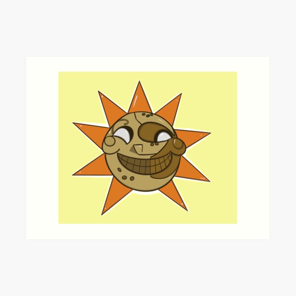 "Sundrop Sticker FNAF SB" Art Print for Sale by RaccsCrafts | Redbubble